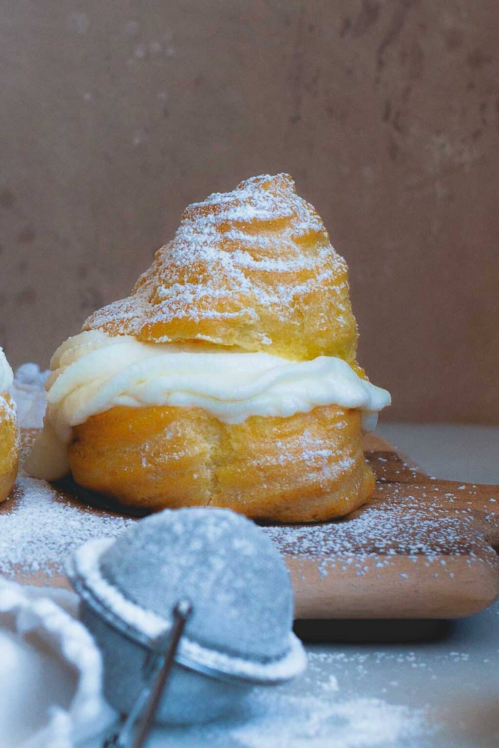 The Best Italian Cream Puffs with Vanilla Ricotta - Feeling Foodish