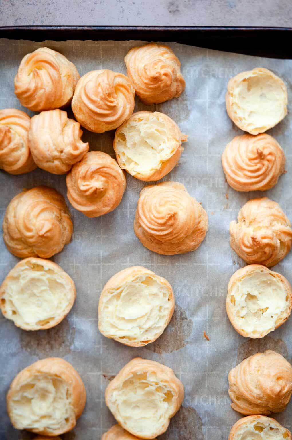 The Best Italian Cream Puffs with Vanilla Ricotta - Feeling Foodish