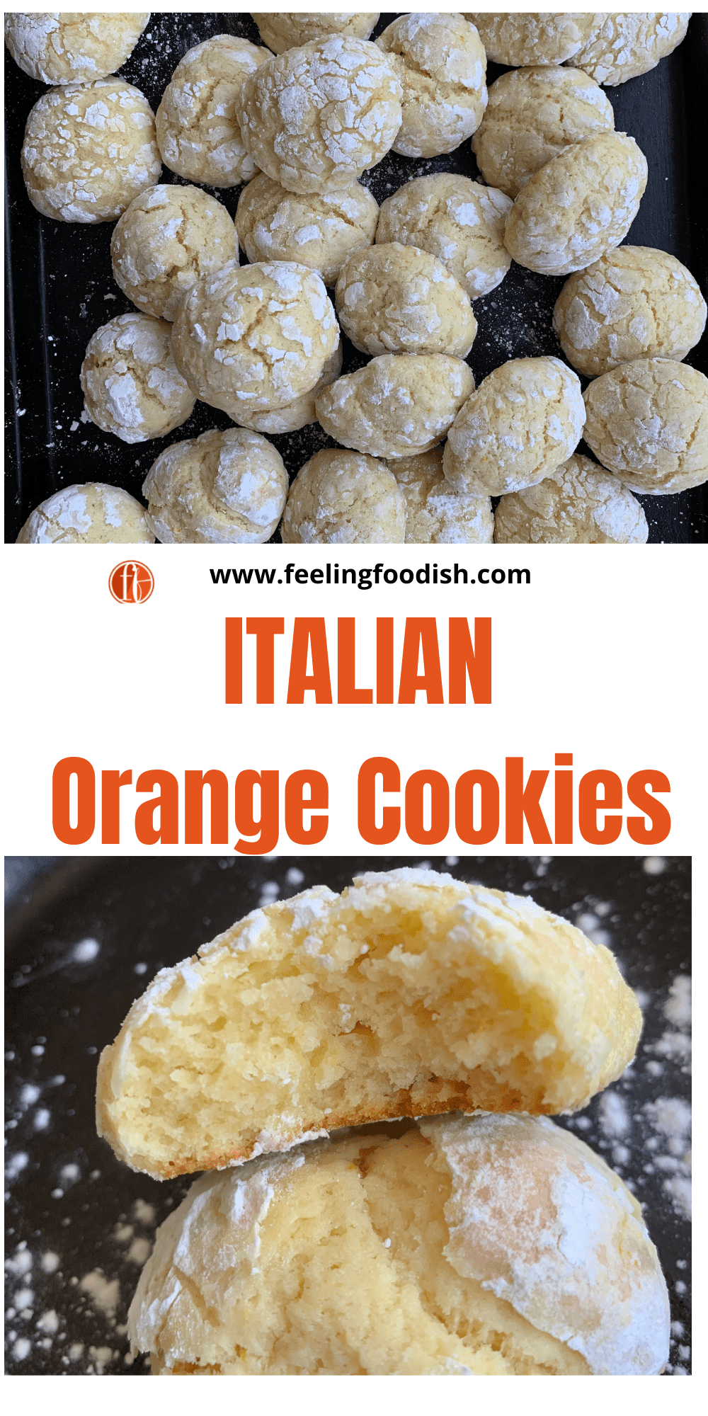 Italian Orange Cookies - Feeling Foodish