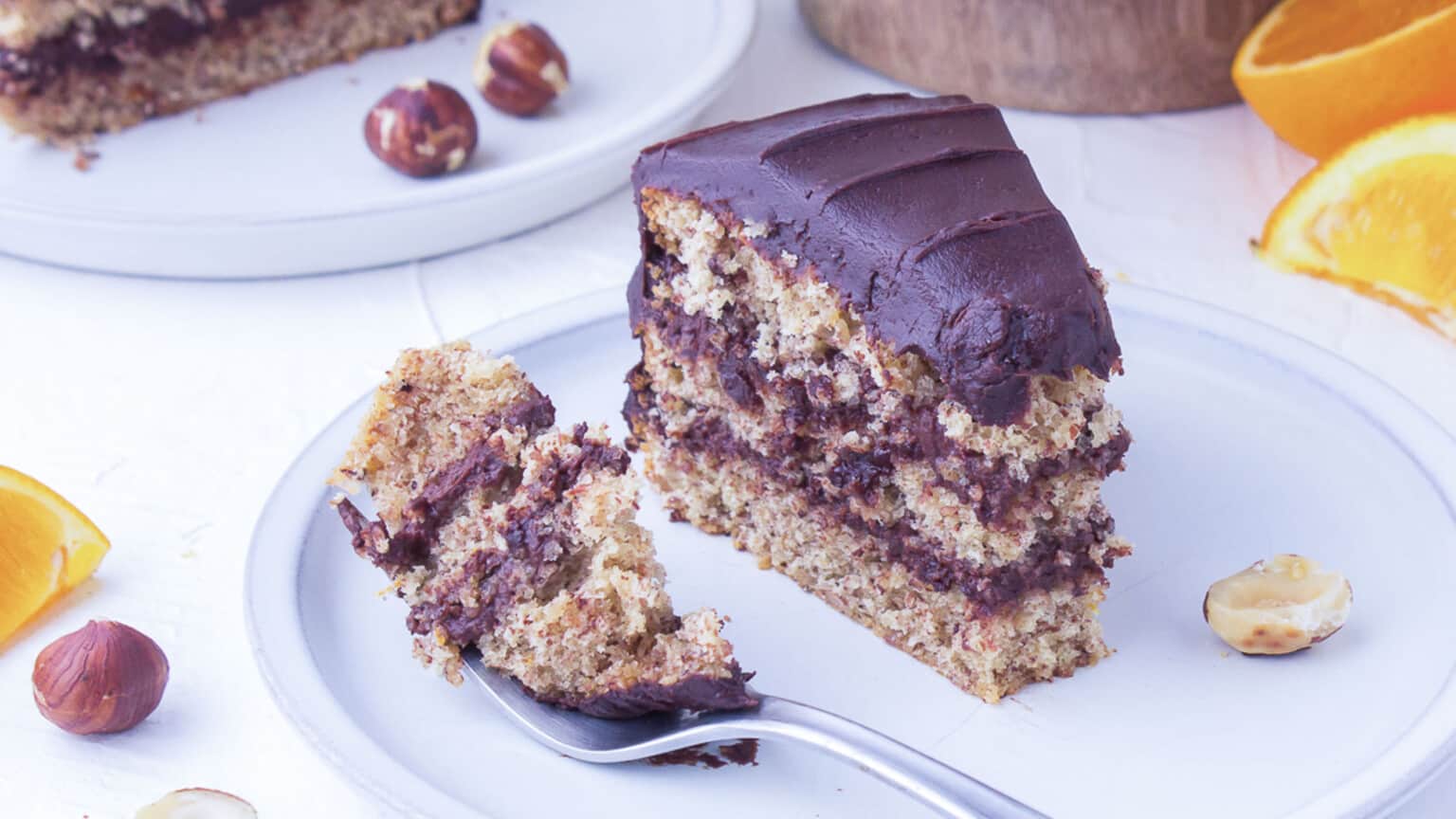 Chocolate Hazelnut Torte - Feeling Foodish