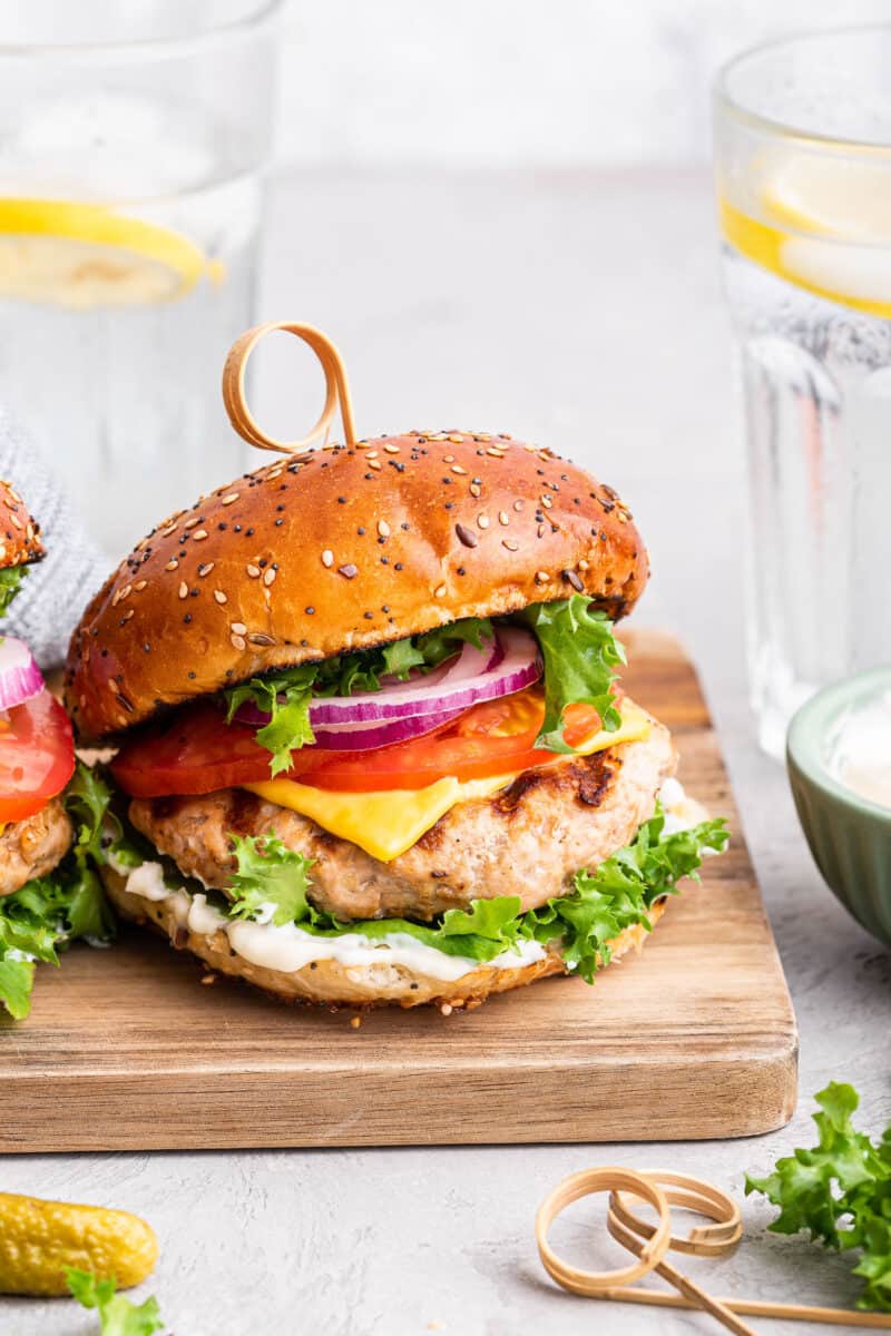 Ground Turkey Burgers - Feeling Foodish