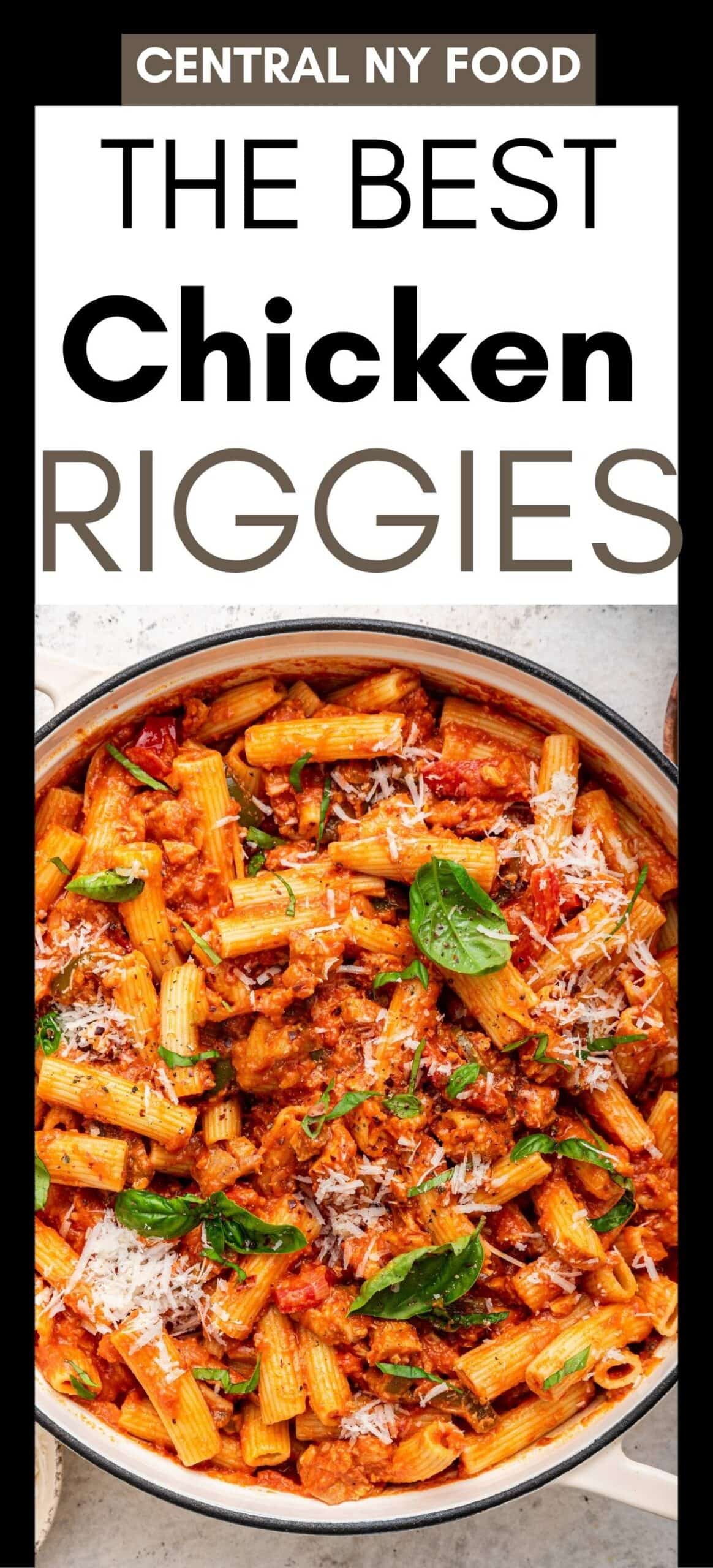 Homemade Chicken Riggies - Feeling Foodish