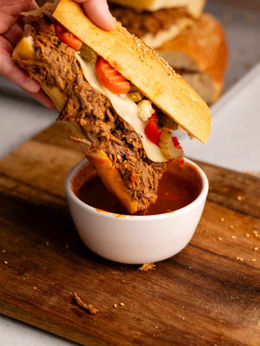 Italian Shredded Beef (Slow Cooker, Instant Pot or Stove Top) - Feeling ...