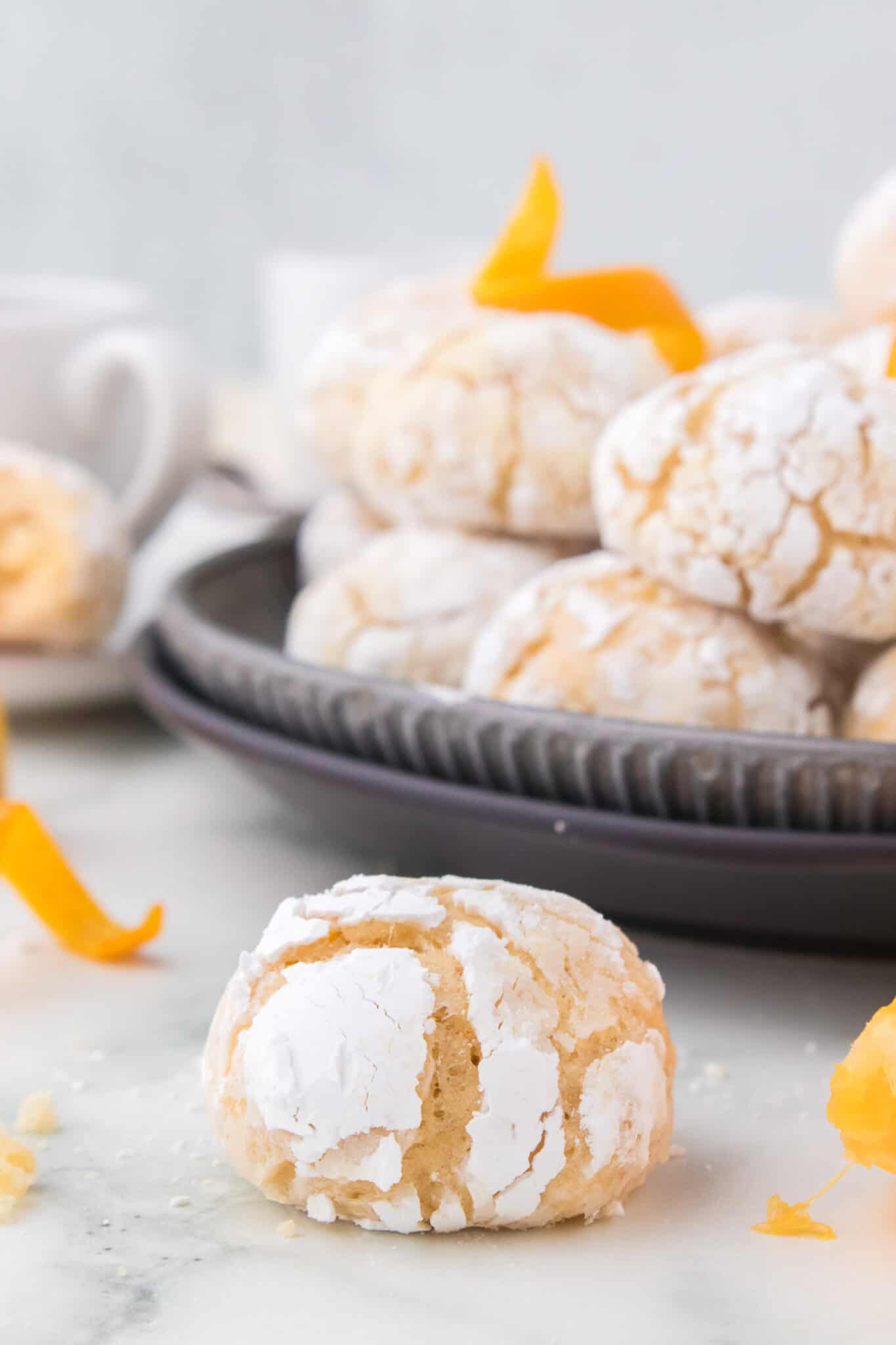 Italian Orange Cookies (Biscotti all'Arancia) - Feeling Foodish
