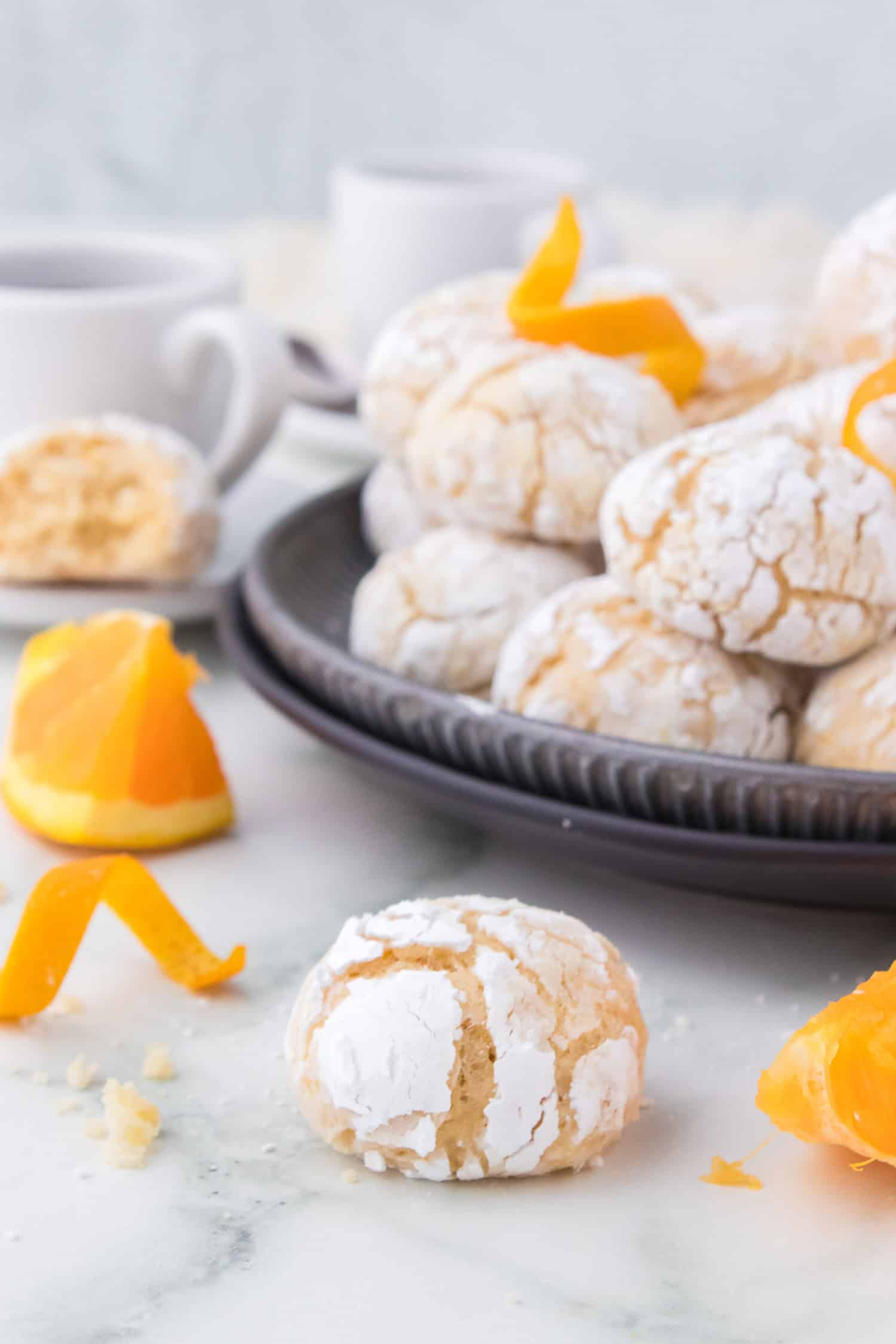 Italian Orange Cookies (Biscotti all'Arancia) - Feeling Foodish